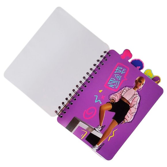 Barbie | Office | New Barbie Cute Pink Journal Diary 4 Tabs Spiral ...
